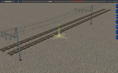 Trainz: Tracks with catenaries