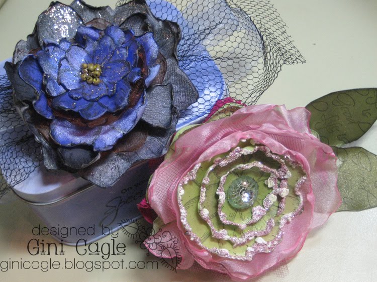 BEADZ: Stamped Satin Flowers Tutorial
