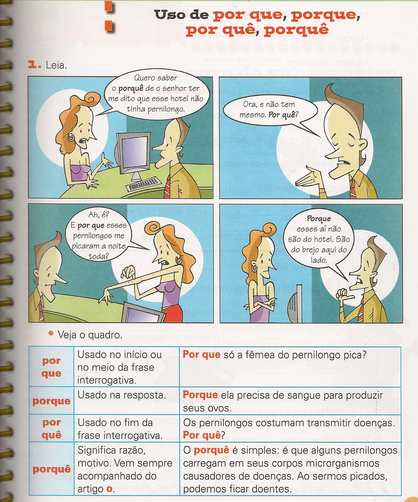 Uso Dos Porques Atividades Com Gabarito - LIBRAIN