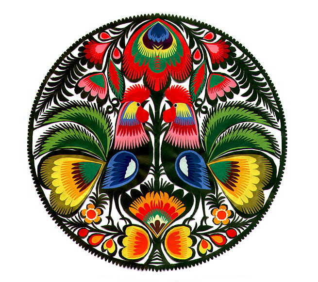 Sublimacje: Polish cutouts | Łowicz traditional cutouts | "Wycinanki"