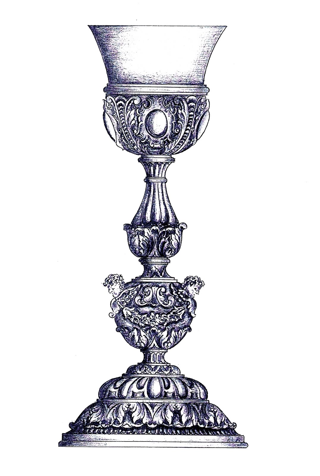 ARTE LITURGICO (Orfebreria Sevillana ): CALICES 100-08