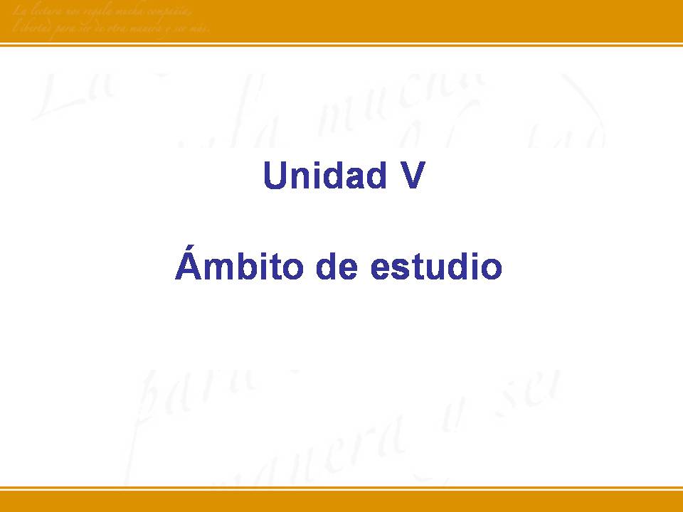 Ámbito de un estudio de investigación