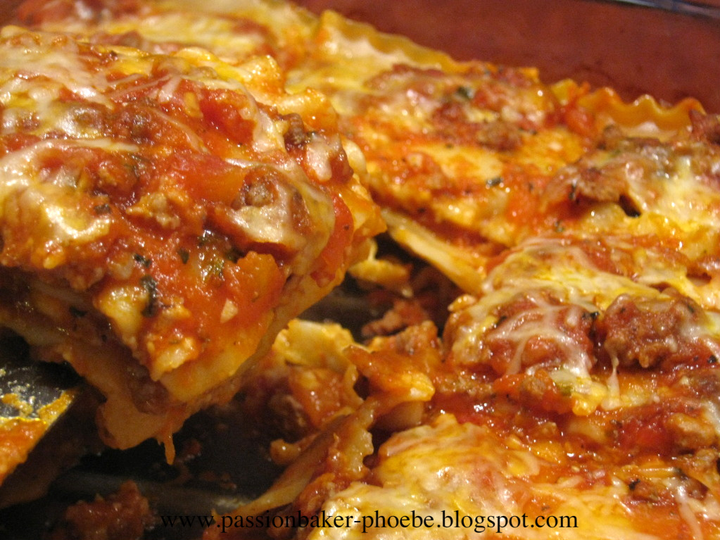 More Than Bread: Meat Lasagna