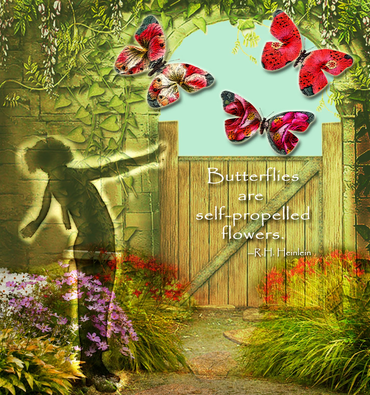 a little color every day: "Take a Word:" Butterflies