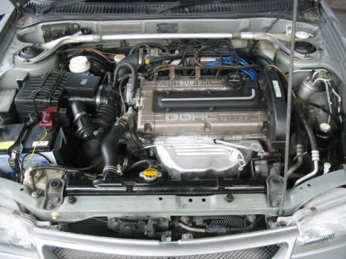 Modified Wira Mitsubishi Lancer Evolution: Evolution 3 Engine
