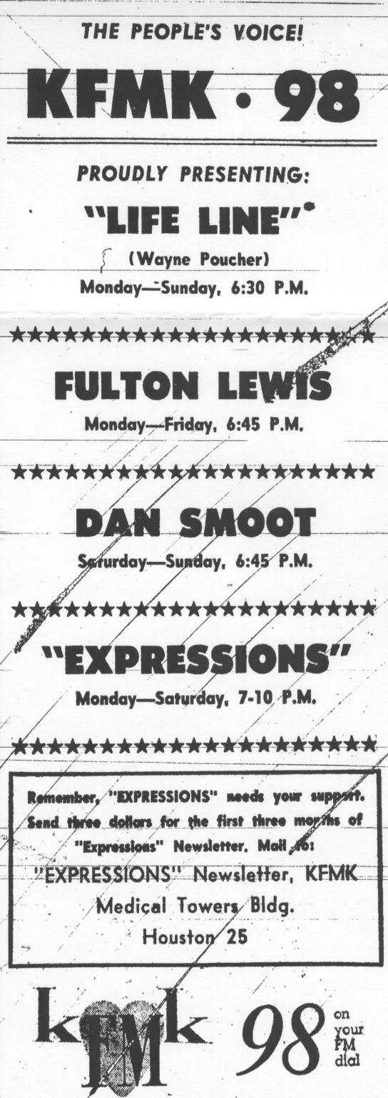 Houston Radio History: Gallery IV - Miscellaneous Ads