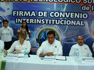 Balancan Noticias: Celebra convenio de colaboración ITSR con UTT y UPM.