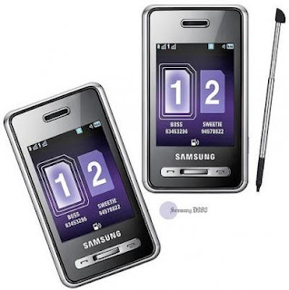 Dual sim Samsung DuoS D980 unlocked sim - Dual sim card phone