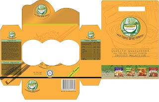 media innovation portfolio: Lee fah mee logo and package design