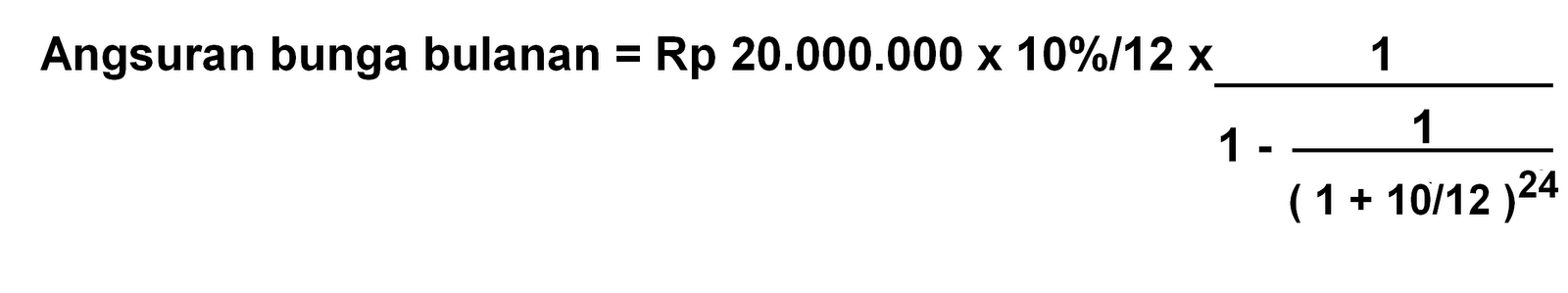 Kumpulan Panduan: Sistem Bunga Anuitas