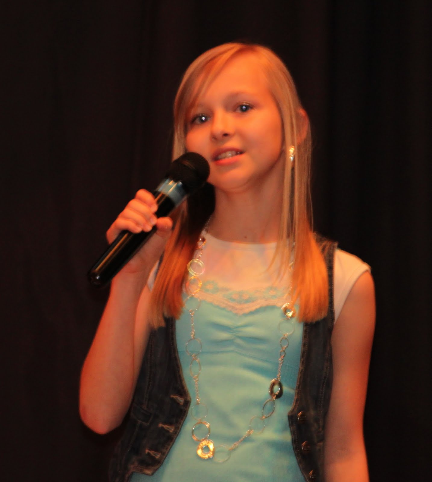 The Best Stuff: Two girls holding microphones...