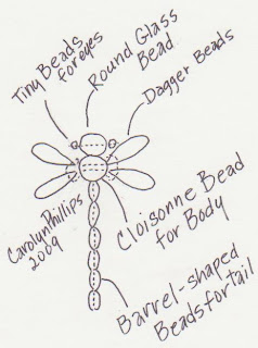 Sunshine Designs: BEADED DRAGONFLY TUTORIAL