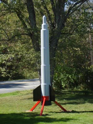 Van Wie Variety: Scrap Metal Rocket Sculpture