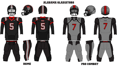 Minor League Football: Alabama Gladiators Unveil 2011 Uniforms