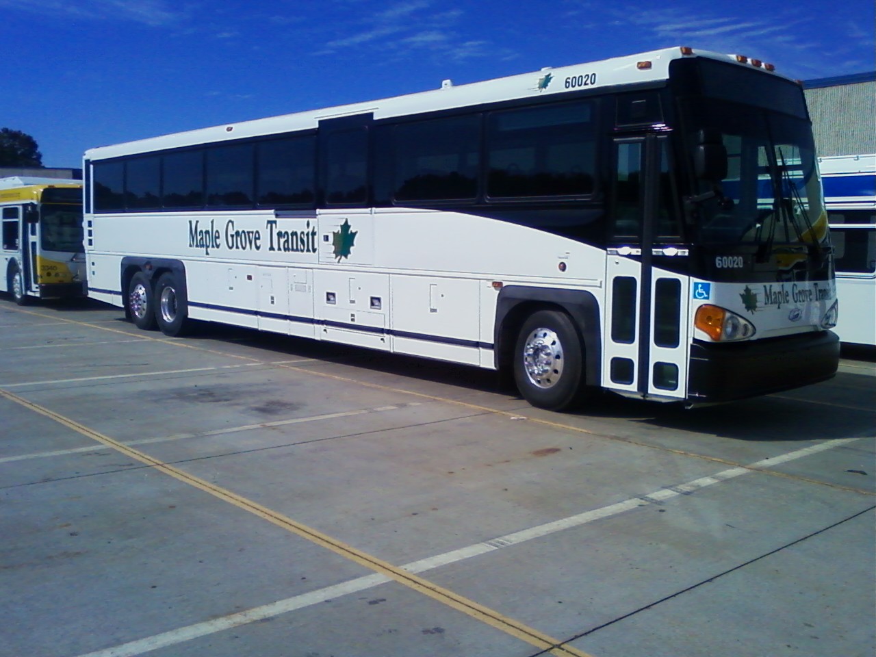 Twin Cities Transit: Maple Grove New MCI Coach