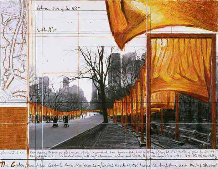 #7: Incredible hand drawing - Christo & Jeanne Claude 1