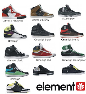 Silvestria Skate Shop: Element Skate shoes