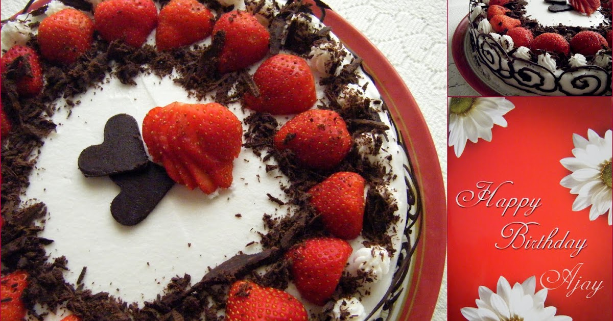 Easycooking: ♥Strawberry Cream Gateau♥ ~ For my Man!!