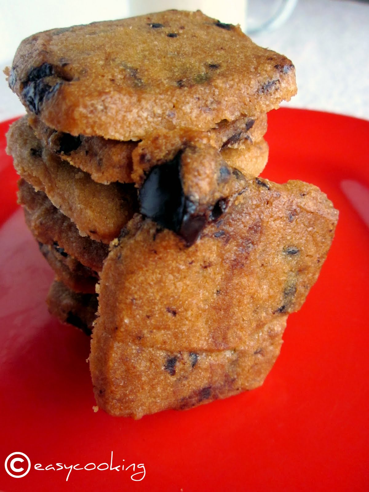Easycooking: Coffee and Chocolate Chunk Shortbread Cookies