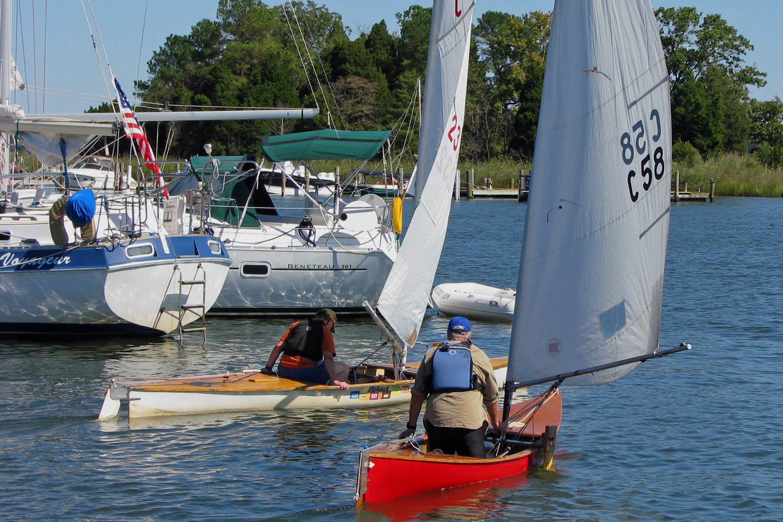 Earwigoagin: ACA Sailing Canoes at 2010 MASCF