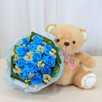 Fancy Flowers Services: Blue Roses' Bouquets