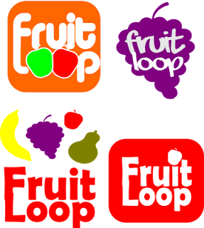 Loopy Fruit ! - Fruit Loop Board Game Logo
