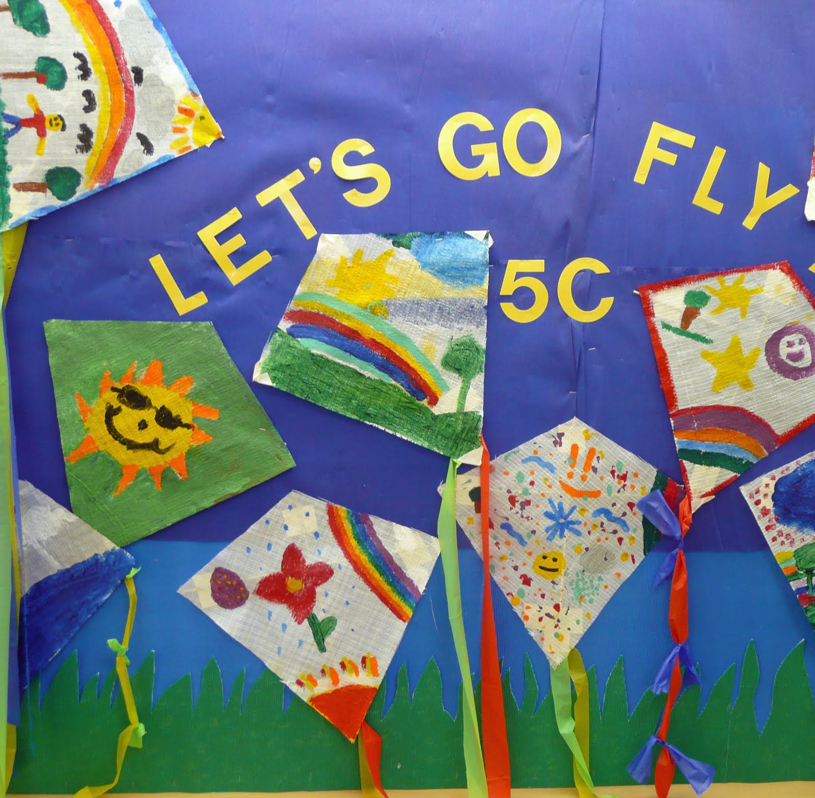 that artist woman: Painted Kites