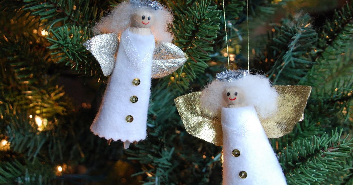 that artist woman: How to Make Clothespin Angels