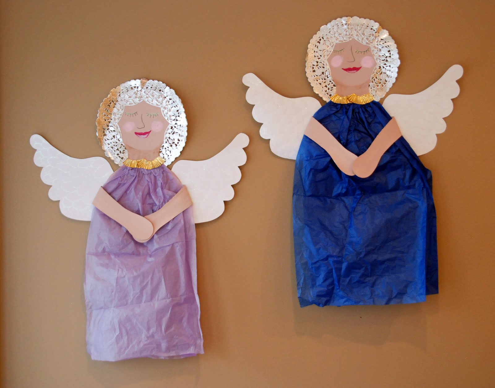 that artist woman: Tissue Paper Angels