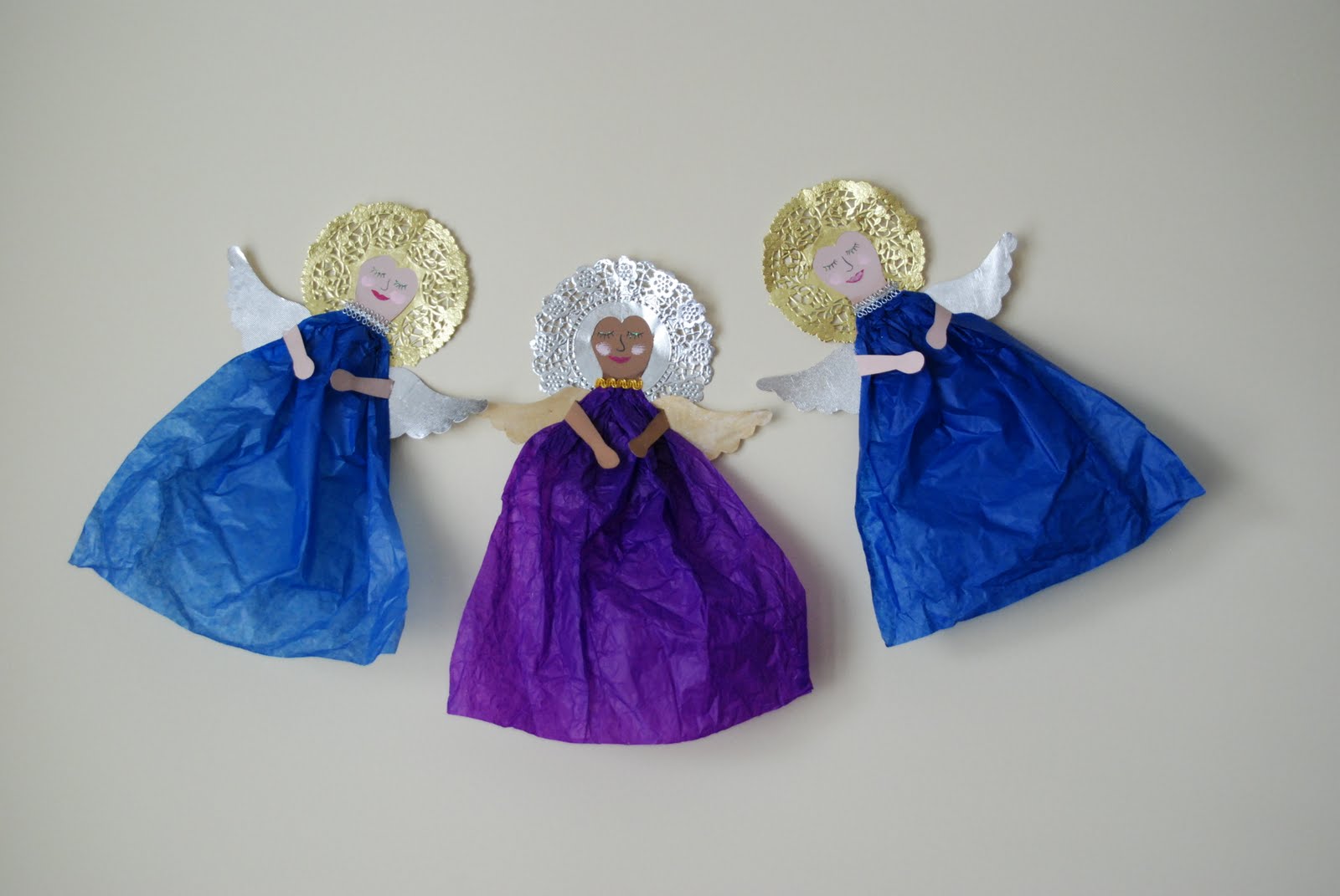 that artist woman: Tissue Paper Angels