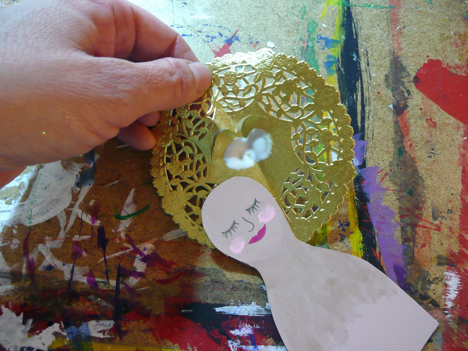 that artist woman: Tissue Paper Angels