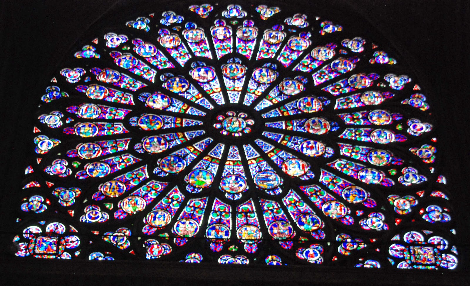 that artist woman: Notre-Dame Stained Glass on Paper