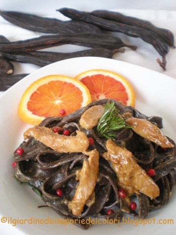 Tagliatelle alla farina di carrube e... "spacciatori di lievito madre"!!