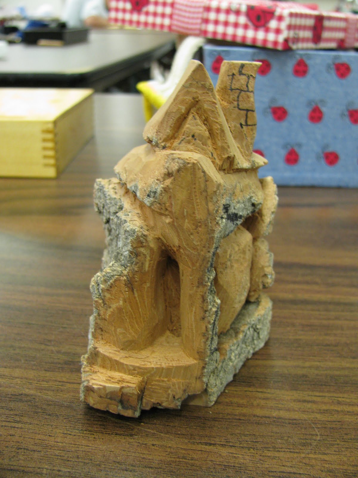 Far Side of Fifty: Bark Carving