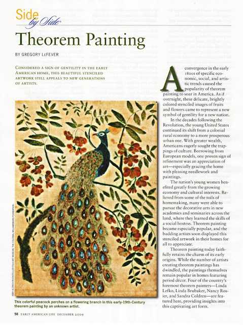 Early American Writings: Theorem Painting