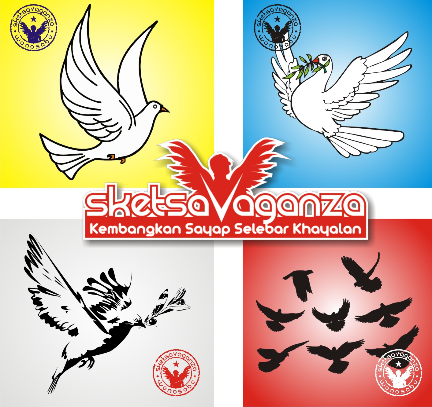 Merpati Vector - sketsavaganza