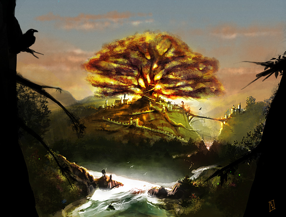 ART OF JON GIBBONS: Lothlorien