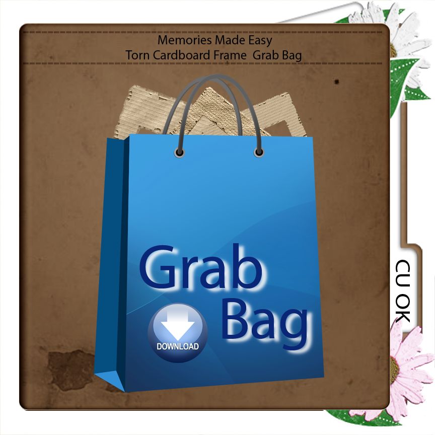 Memories Made Easy: Torn Cardboard Alpha & Grab Bag