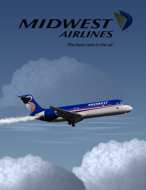 Desktop Publishing: Midwest Airlines Advertisement
