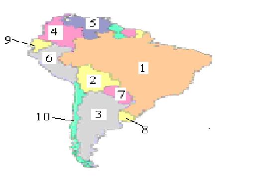 Geografia Atual: Atividades - Continente Americano