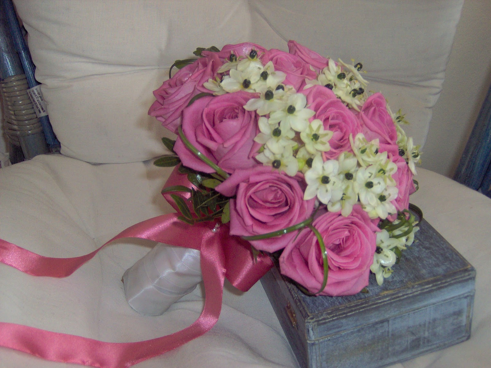 Floraria BLOOM Sibiu Blog: Buchete Mireasa roz - alb - mov - verde