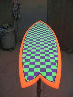 surfboards love color: custom checkers