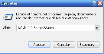 FORMA DE EJECUTAR UN PROGRAMA
