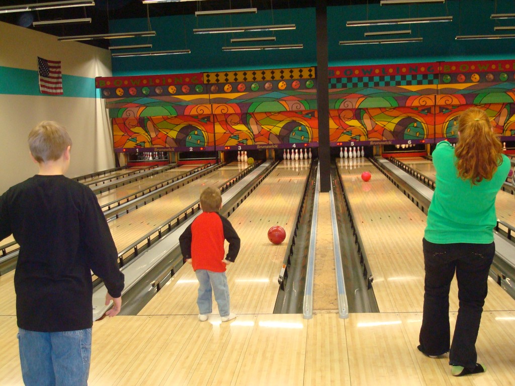 Gibbons Family: Cameron's bowling field trip.