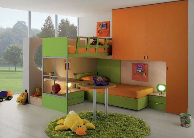 Interior Design Plan: Contemporary Children’s Bedrooms from GAB