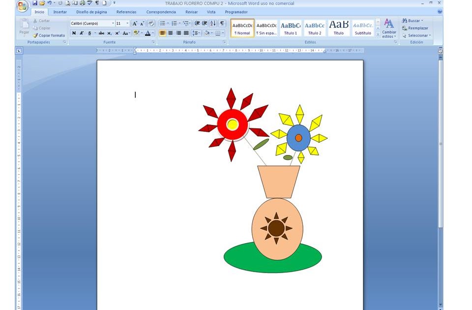 clase de informatica: FORMAS WORD