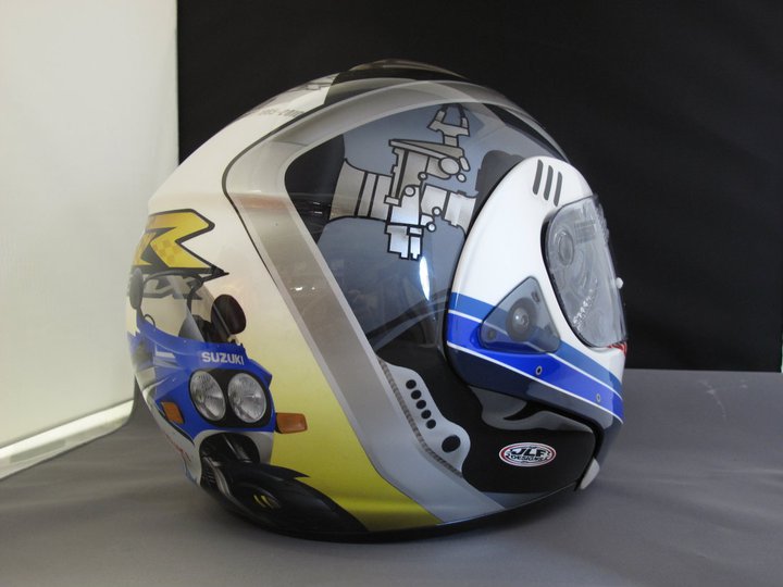 Racing Helmets Garage: Shoei Multitec "Suzuki GSX-R 25th Anniversary ...