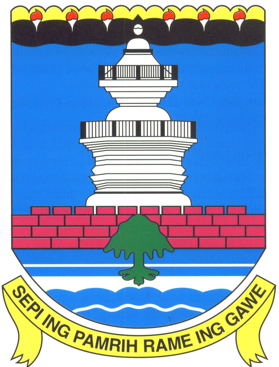 chamonk_zZt: LAMBANG DAN MAKNA LAMBANG KAB.SERANG