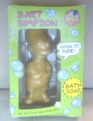 POP CULTURE SHOP: BART SIMPSON BATH SOAP 1990 CANADA THE SIMPSONS RARE!!!