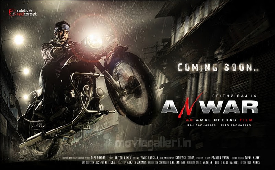 Prithviraj in Anwar - Movie Poster, Wallpapers, Anwar Movie Stills ...